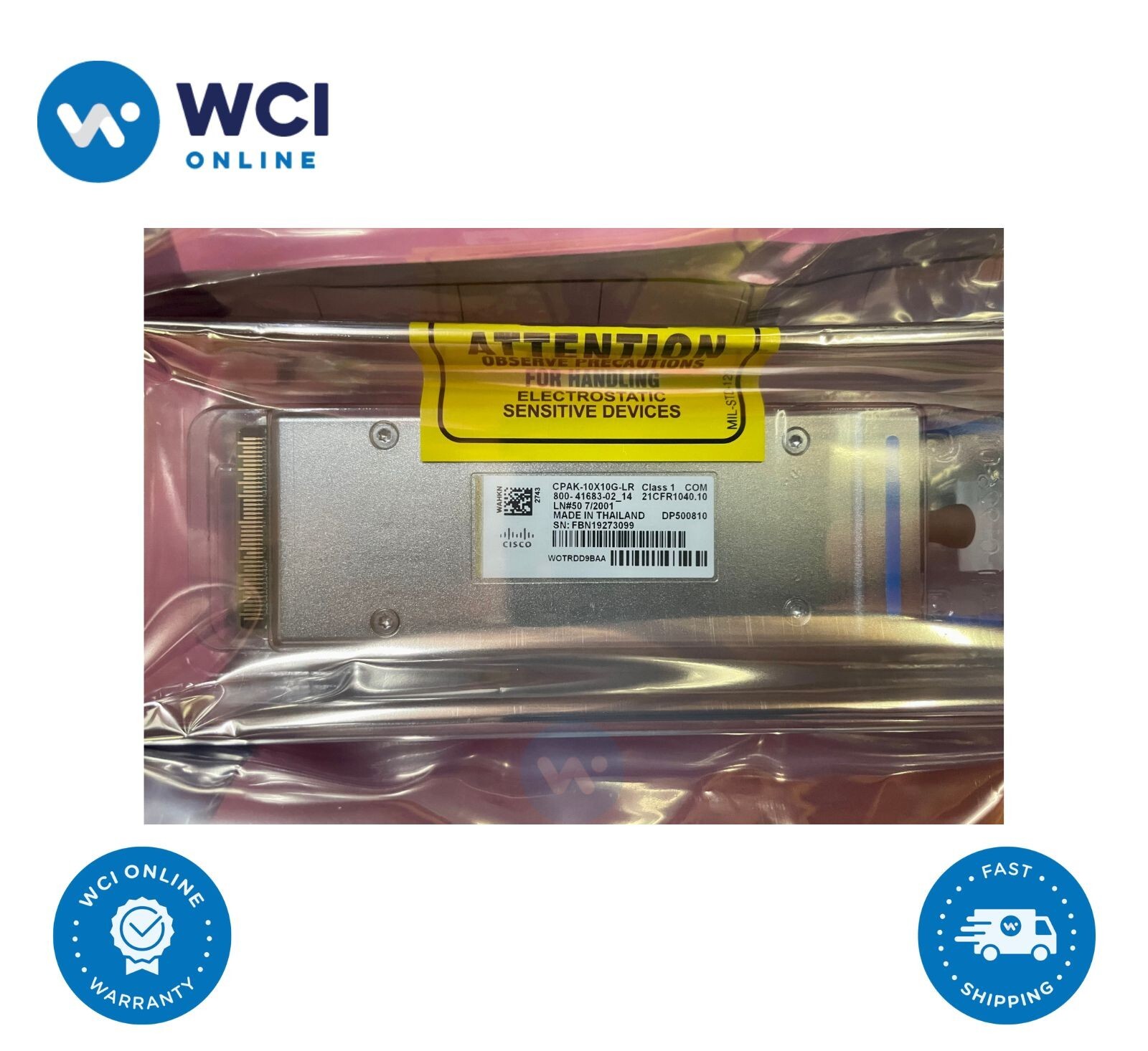 Cisco CPAK-10X10G-LR CPAK Module for SMF *New Genuine* | eBay