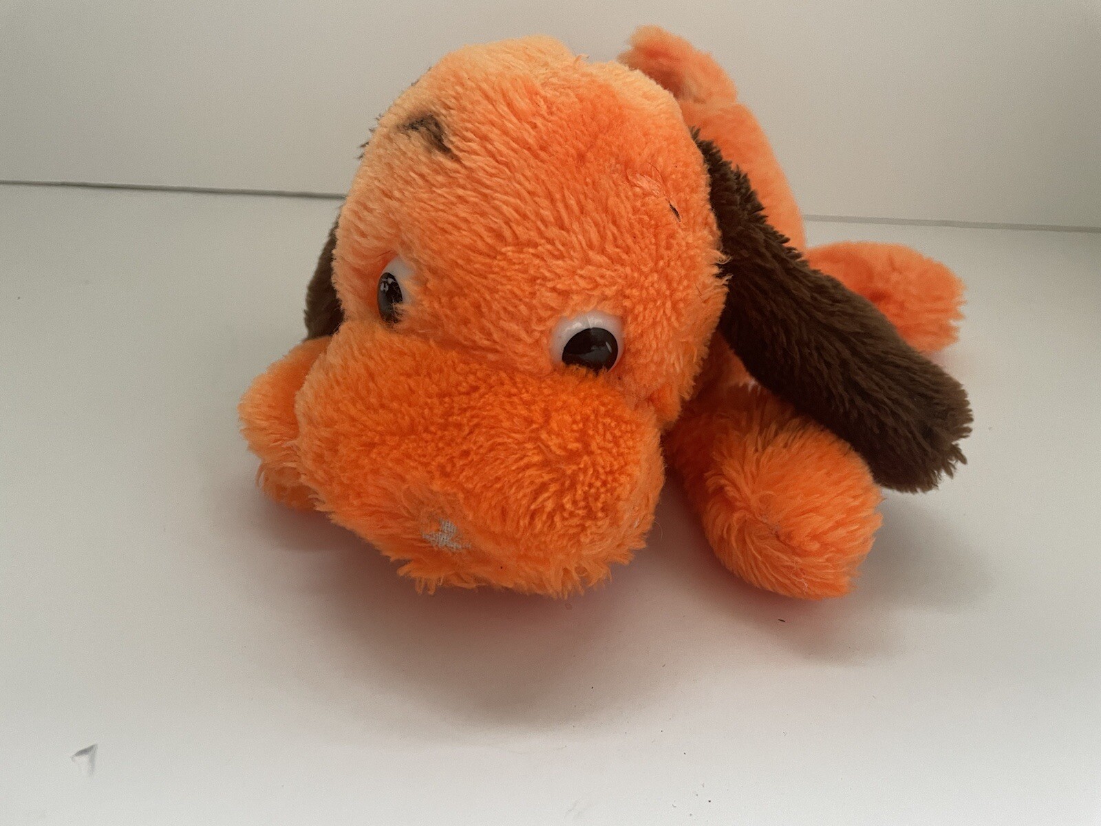 Vintage R. Dakin 'DROOPER' Puppy Dog Plush RARE Orange Nut Shells Korea ...