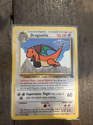 Pokemon card- Dragonite The First Movie TCG Card Promo #5 1999 (rare ...