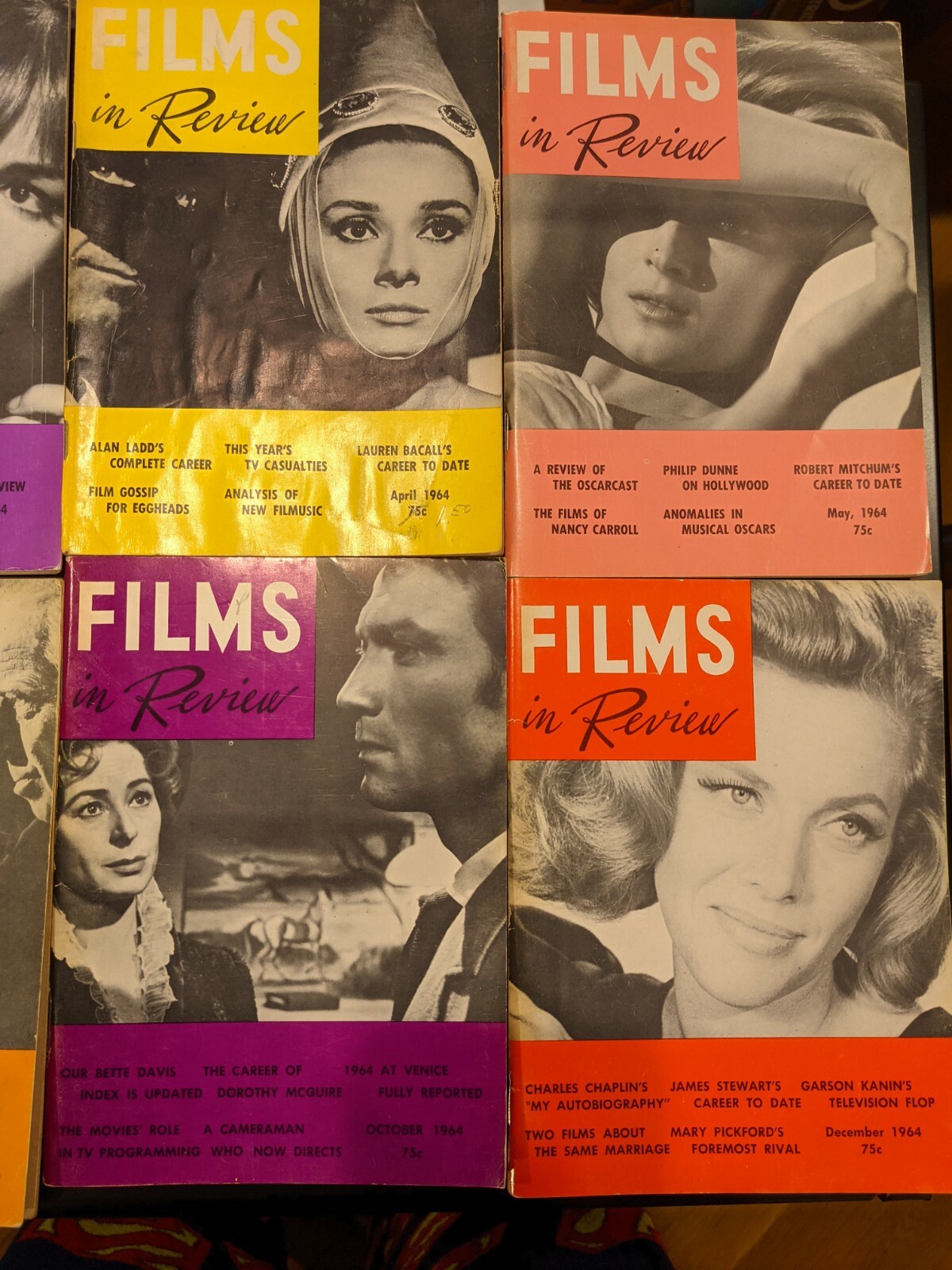 Films In Review Magazine Complete Year 1964 Movies Motion Pictures Vol ...