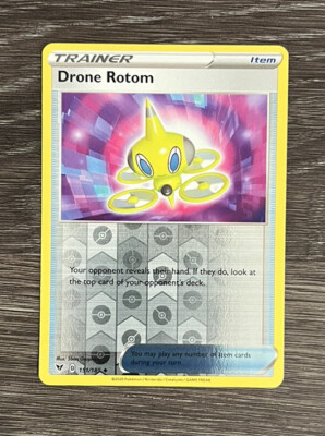 Drone Rotom #151/185 Reverse Holo 2020 Pokemon Vivid Voltage LP | eBay