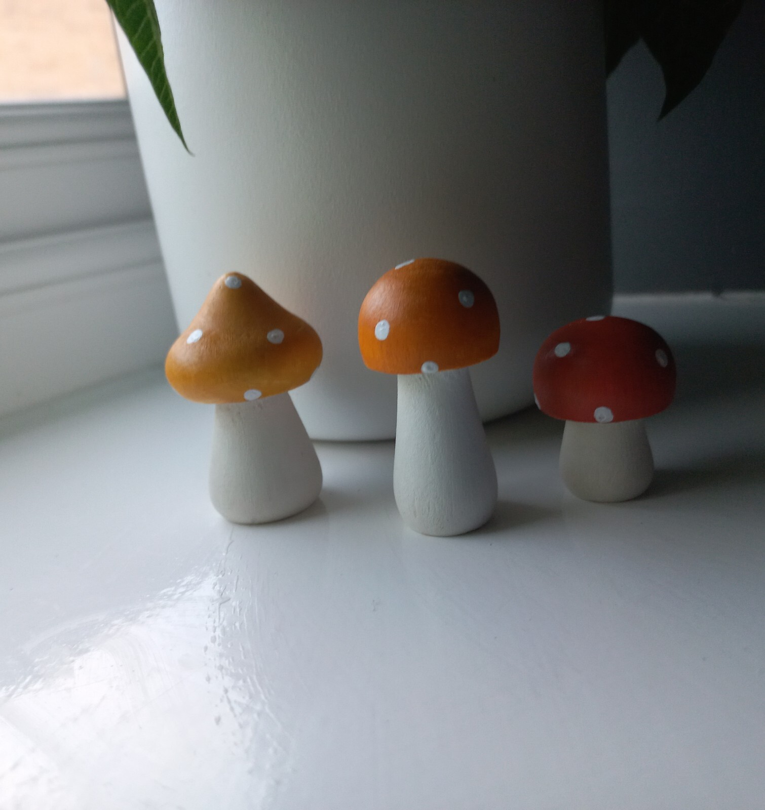 Wooden Toadstools Mushrooms Magical Fairy Garden/ Nursey Decor Woodland ...