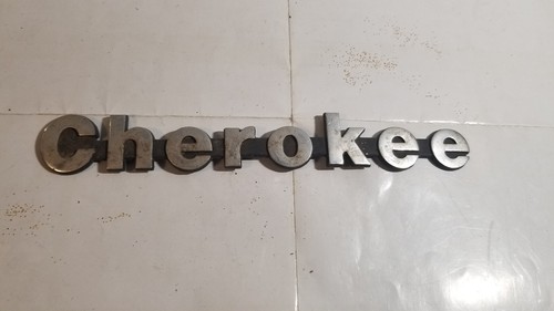 Vintage Jeep Cherokee Stick On Script Emblem Qty 1 | eBay