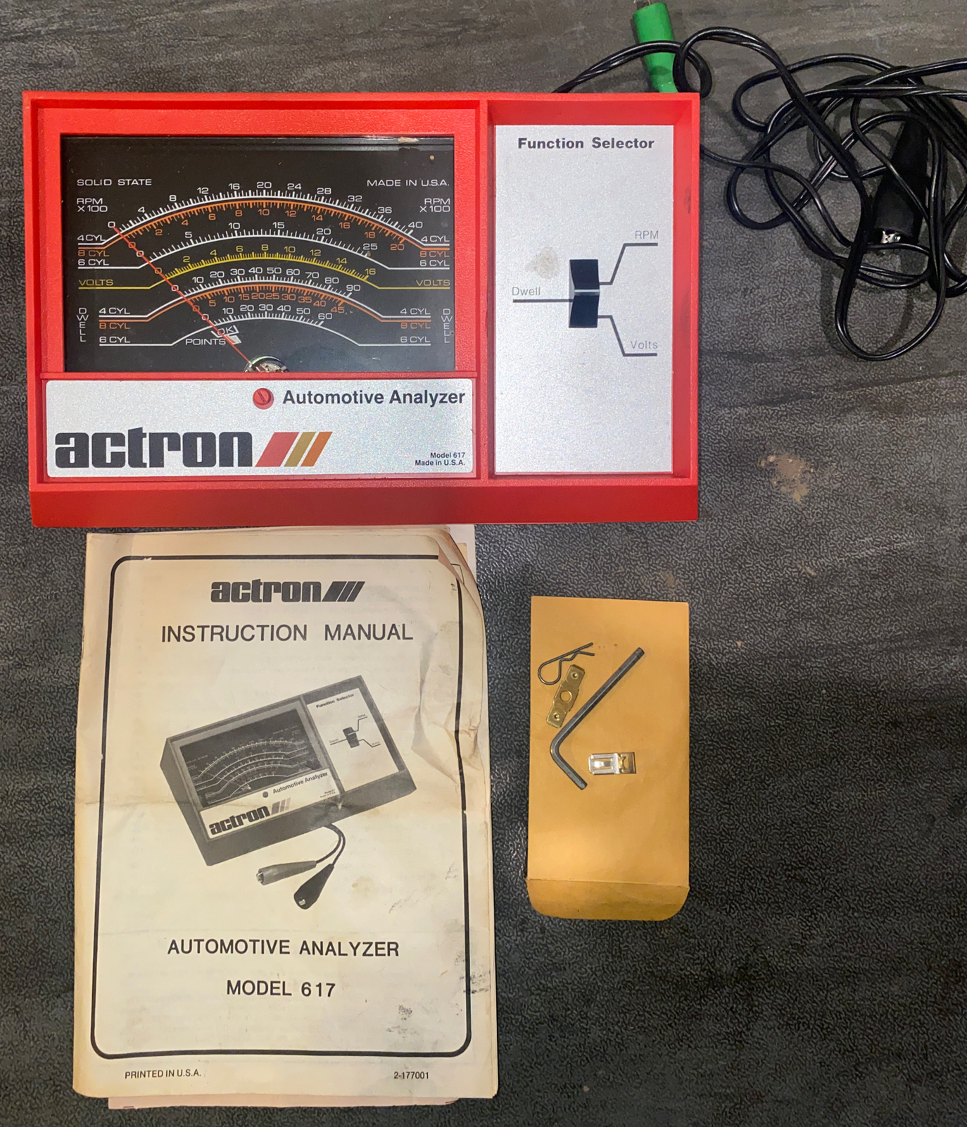 Vintage Actron Automotive Analyzer Model 617 for sale online | eBay