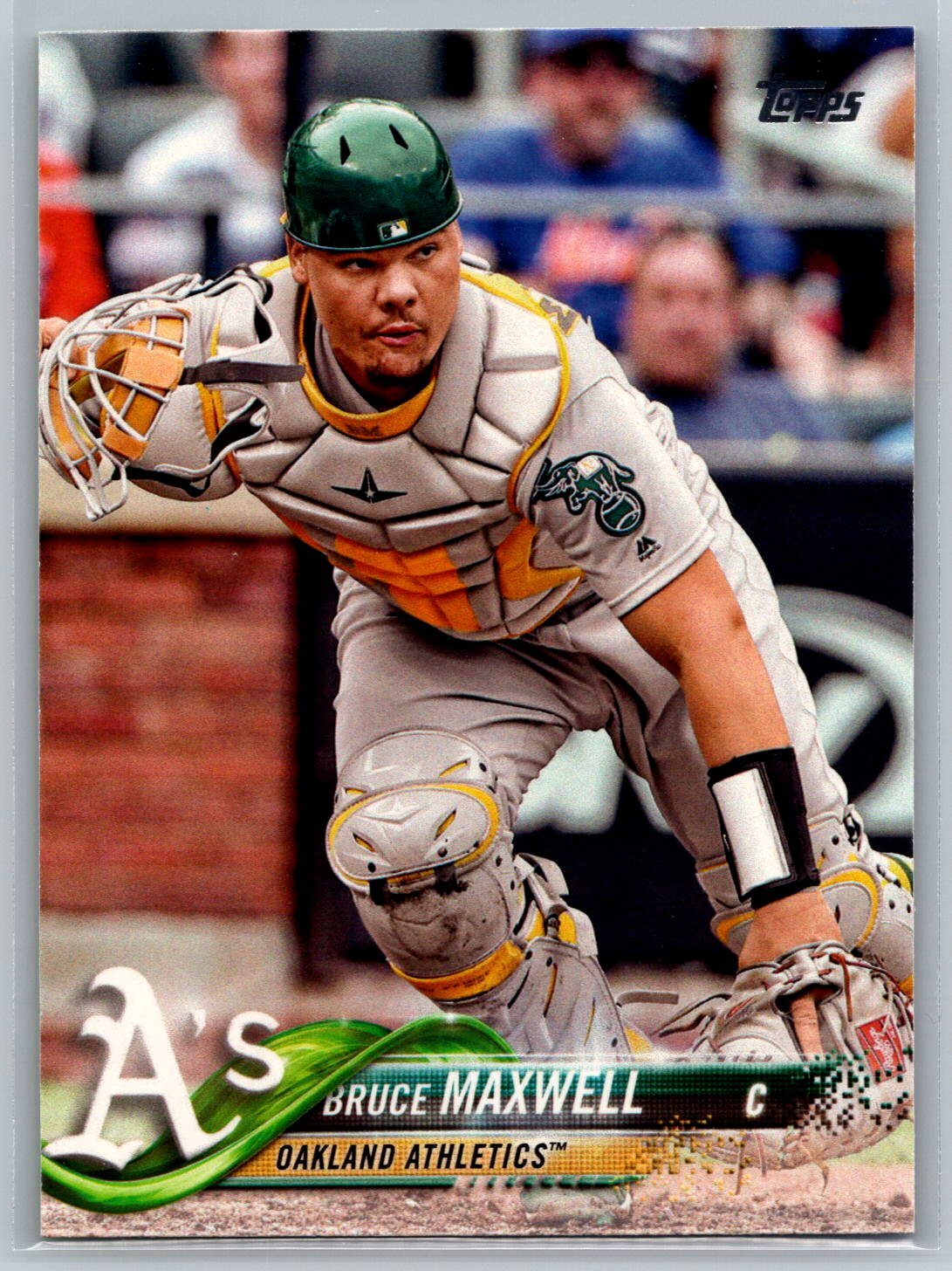 2018 Topps Baseball #336 Bruce Maxwell Oakland Athletics | eBay