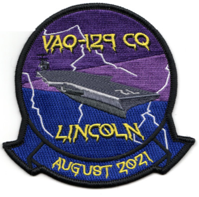 4" NAVY VAQ-129 JERNIGAN CQ SQUADRON EMBROIDERED PATCH | eBay