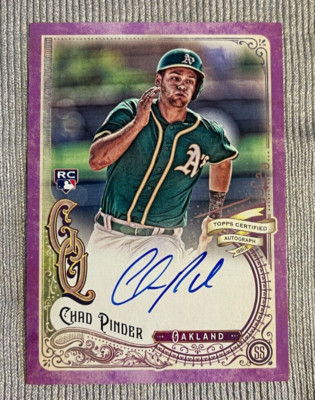 2017 Topps Gypsy Queen CHAD PINDER Auto #GQA-CP Rookie Auto RC ...