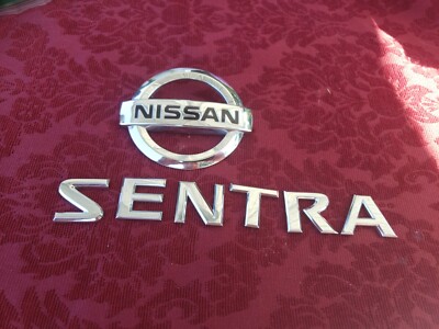 07 08 09 10 11 12 NISSAN SENTRA SR RS REAR EMBLEM LOGO BADGE SIGN ...