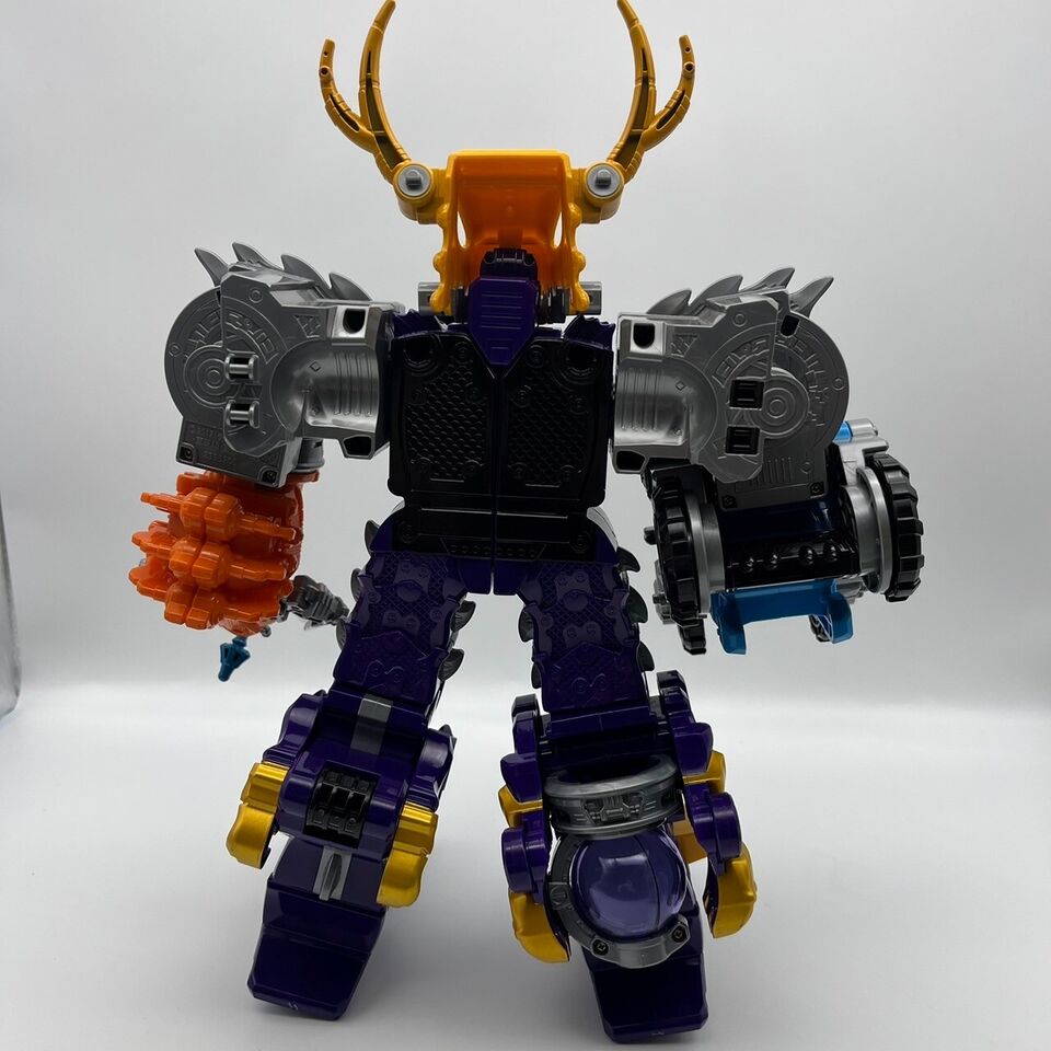 Power Rangers Uchu Sentai Kyuranger DX Kyurenoh Ryuteioh Megazord Set ...