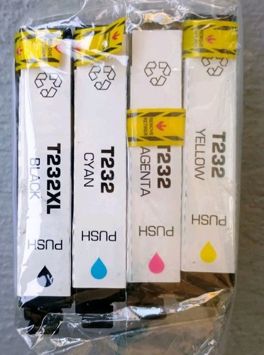 4 Pack T232XL 232 Ink Cartridges For T232 232XL Ink Epson/WF2950 | eBay