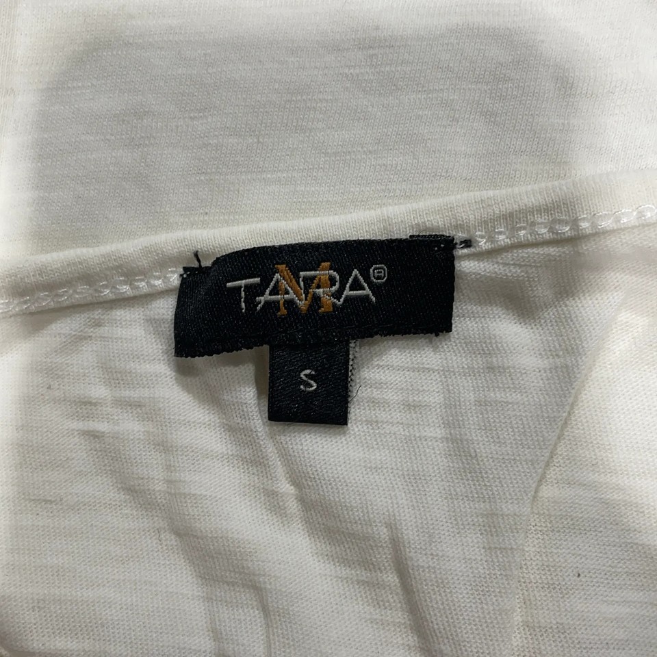 Tara Jarmon, T-shirt, Größe: S, Weiß/Mehrfarbig, Print, Damen #5nH ...