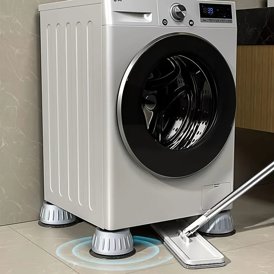 4Pcs Washing Machine Anti-Vibration Support Mat Foot Pads Shock ...