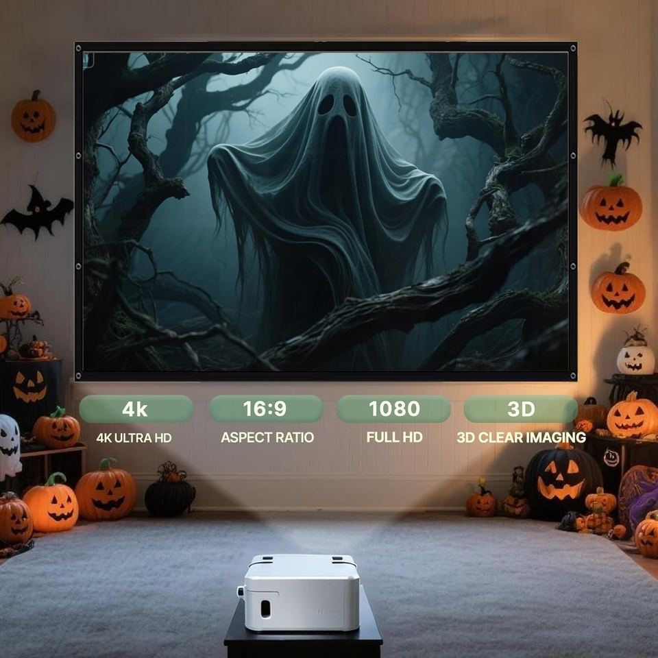 80In Holographic Rear Projection Screen, Portable Window Projector ...