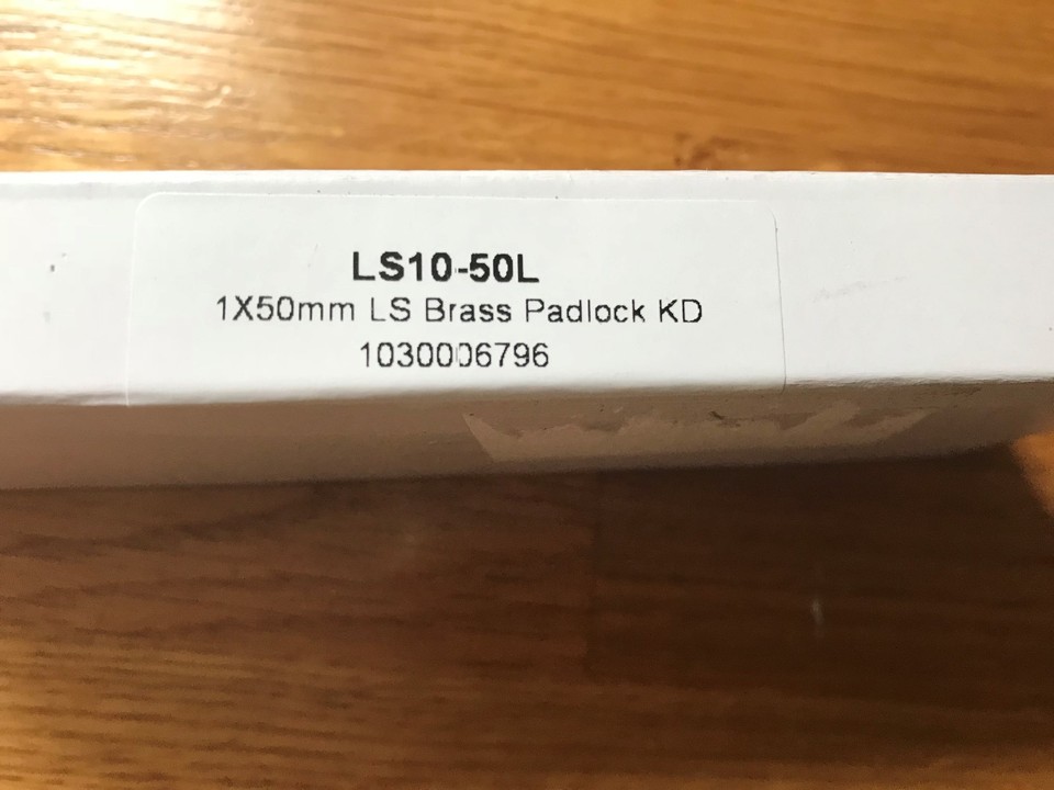 Defiance Brass Padlock LS10-50L 50mm KD | eBay UK