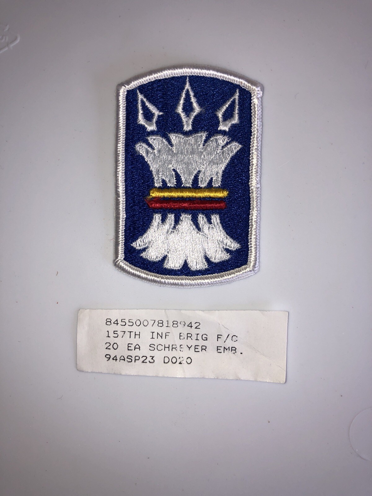 157th Infantry Brigade U.S. Army Shoulder Patch Insignia | eBay