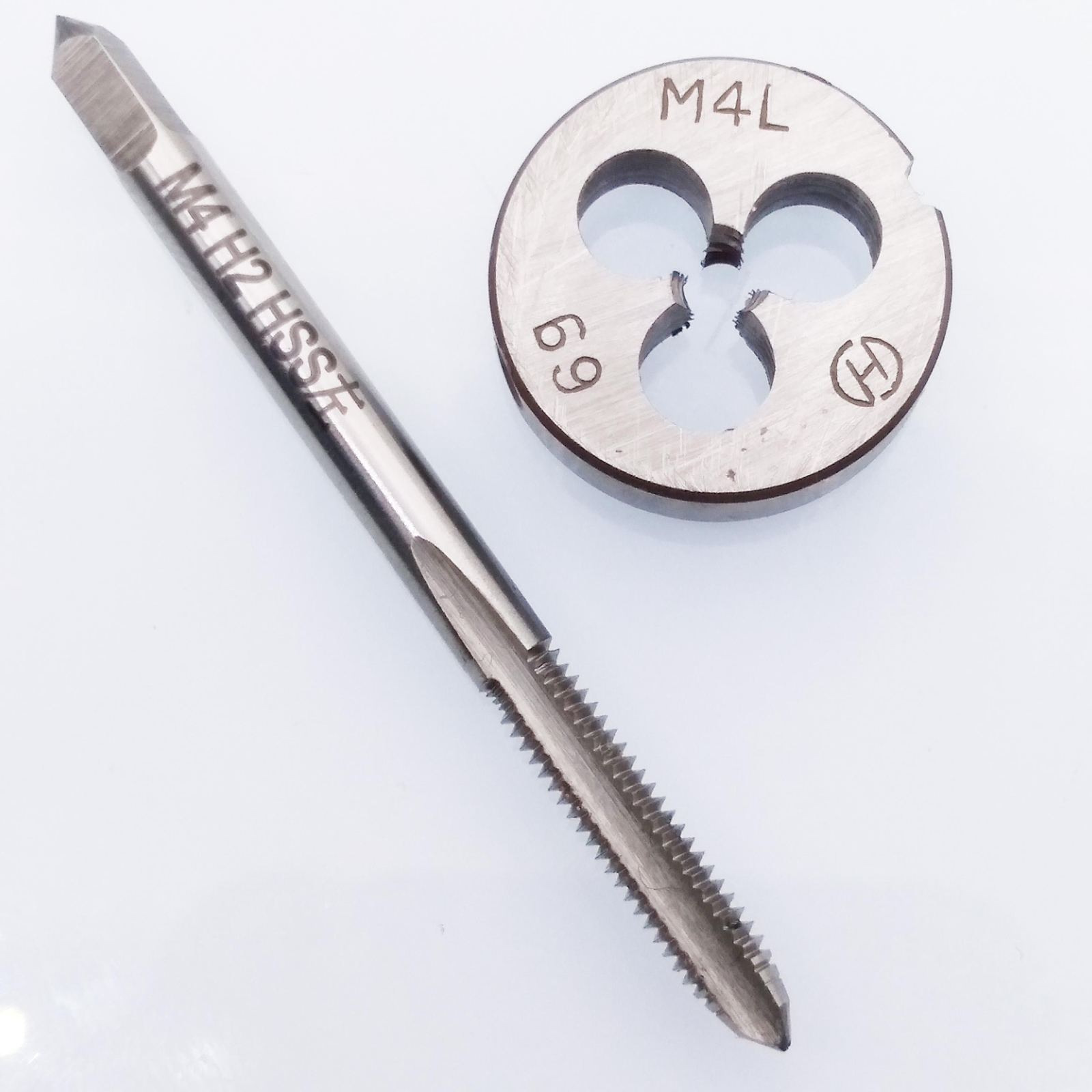 US Stock HSS M4 x 0.7mm Tap & M4 x 0.7mm Die Metric Thread Left Hand | eBay