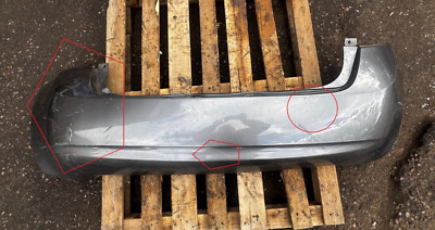 GENUINE 2016 NISSAN NOTE REAR NS BUMPER (SILVER) | eBay UK