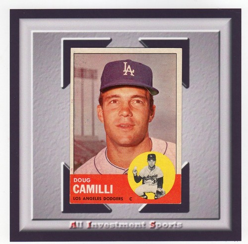 1963 Topps DOUG CAMILLI #196 EXMT *superb baseball card for your set ...