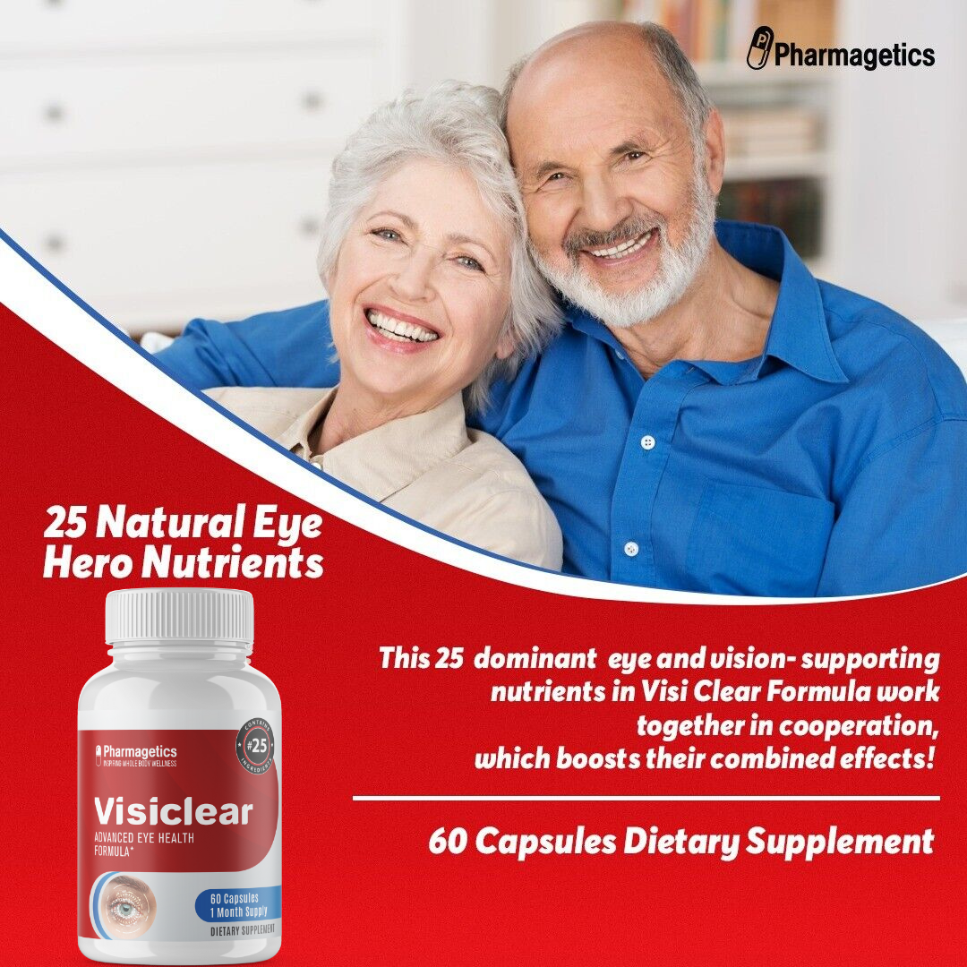 Visiclear Advanced Eye Supplement Vision Vitamins Including 5 Bottles ...
