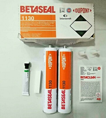 Kit Incollaggio Sigillante Parabrezza 2 Cartucce + Primer Betaseal 1130 ...