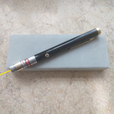 593nm Yellow Fixed Focus Laser Pen Visible Beam whit Gife Box US | eBay