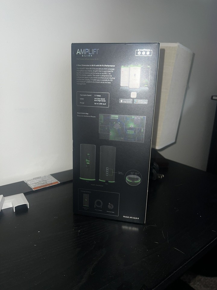 AmpliFi Ubiquiti Alien Tri-Band WiFi 6 Mesh System Router AX Gaming ...