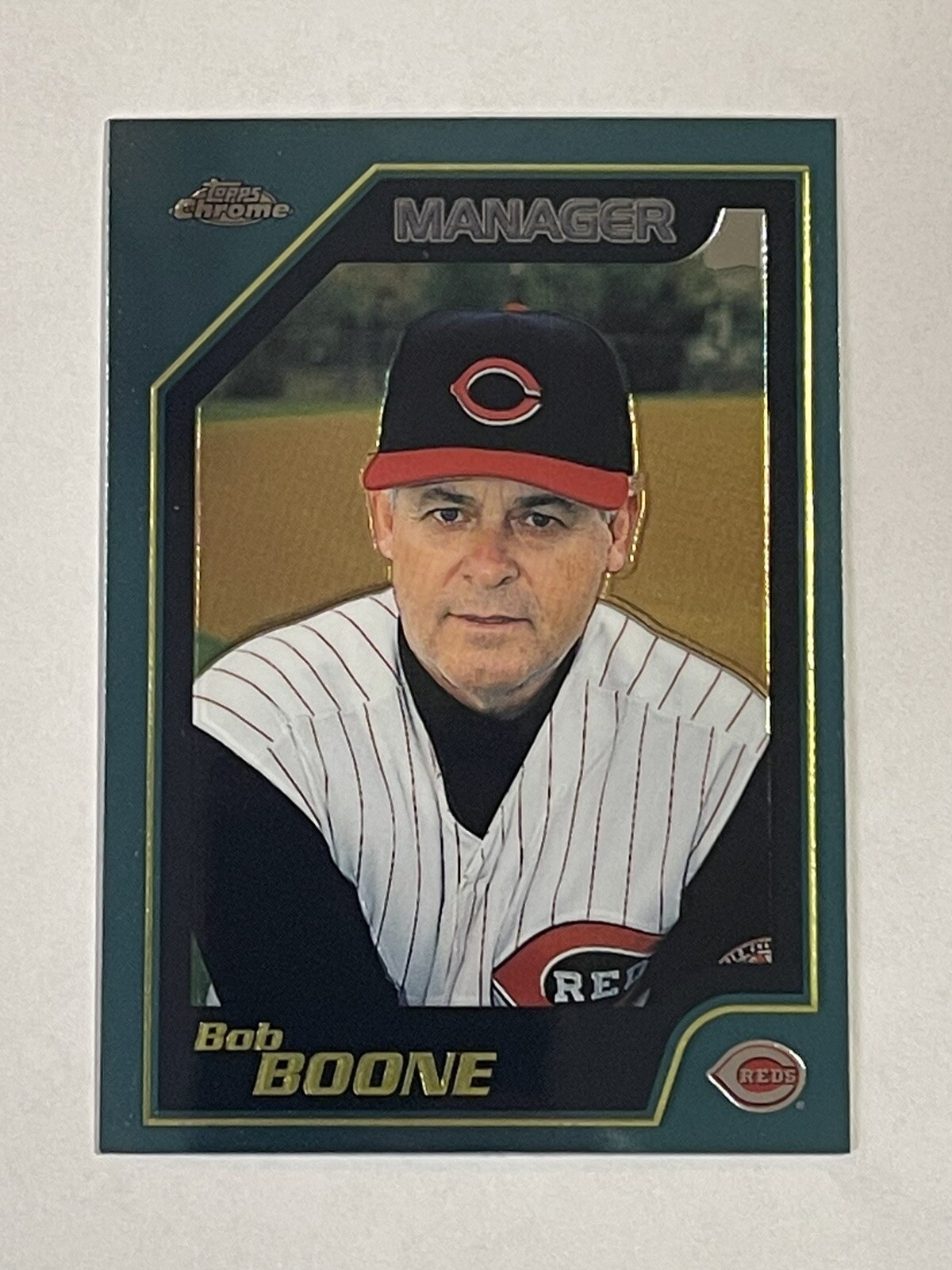 2001 Topps Chrome Traded #T145 Bob Boone Cincinnati Reds | eBay