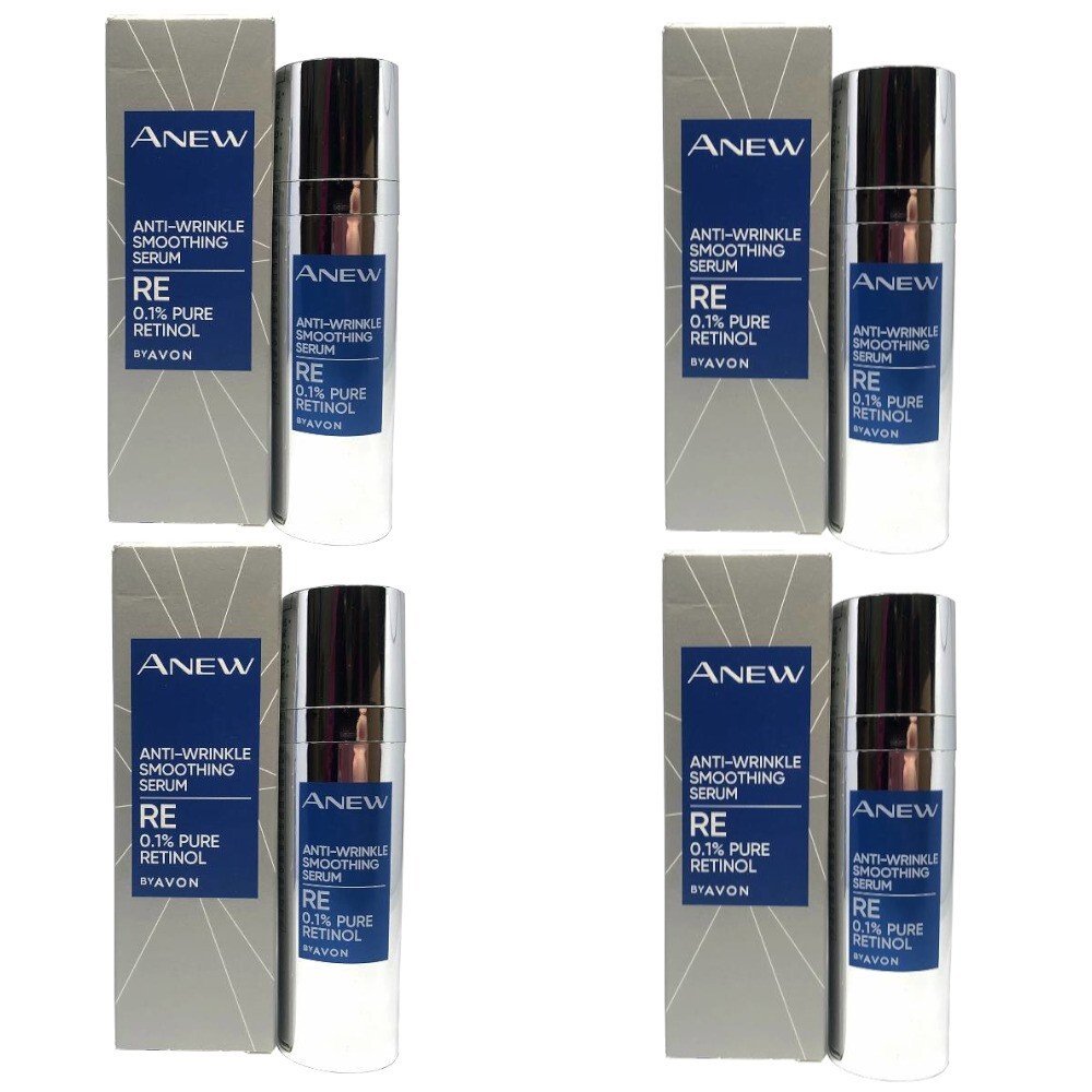 4 x AVON Anew Anti-wrinkle serum with pure Retinol 30ml - 1.0 fl.oz. | eBay