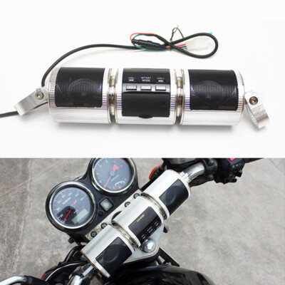 Bluetooth MP3 Audio Radio Player Motorcycle Waterproof Speaker Stereo ...