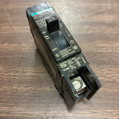 Siemens BQD115 15A , 277VA/125VD, 1 pole, TYPE BQD F88 | eBay