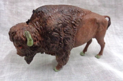 Vtg BRITAINS LTD England ZOO Animal ~ BISON BUFFALO | eBay