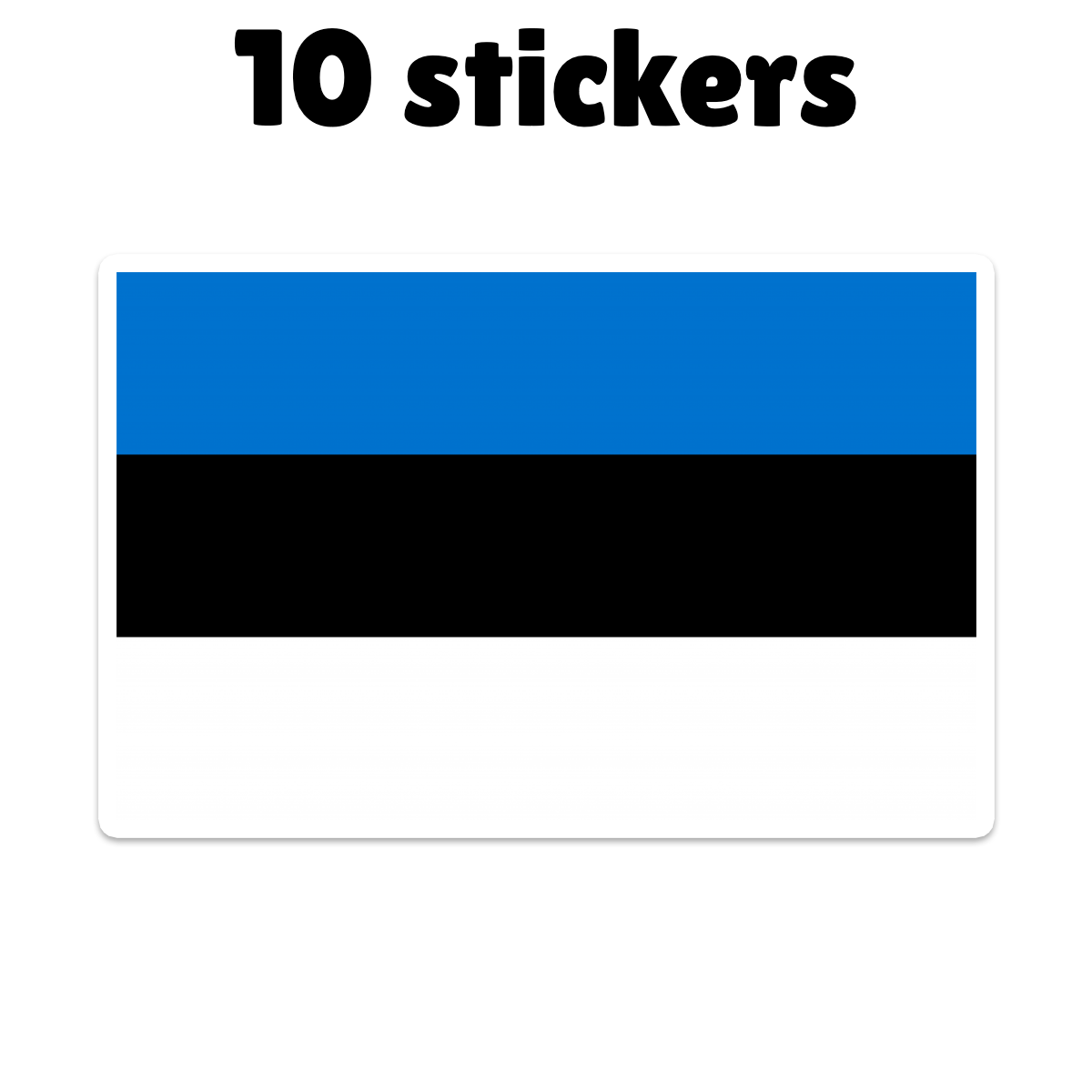 Estonia Flag Sticker Decal Vinyl Fade & Waterproof | eBay Australia