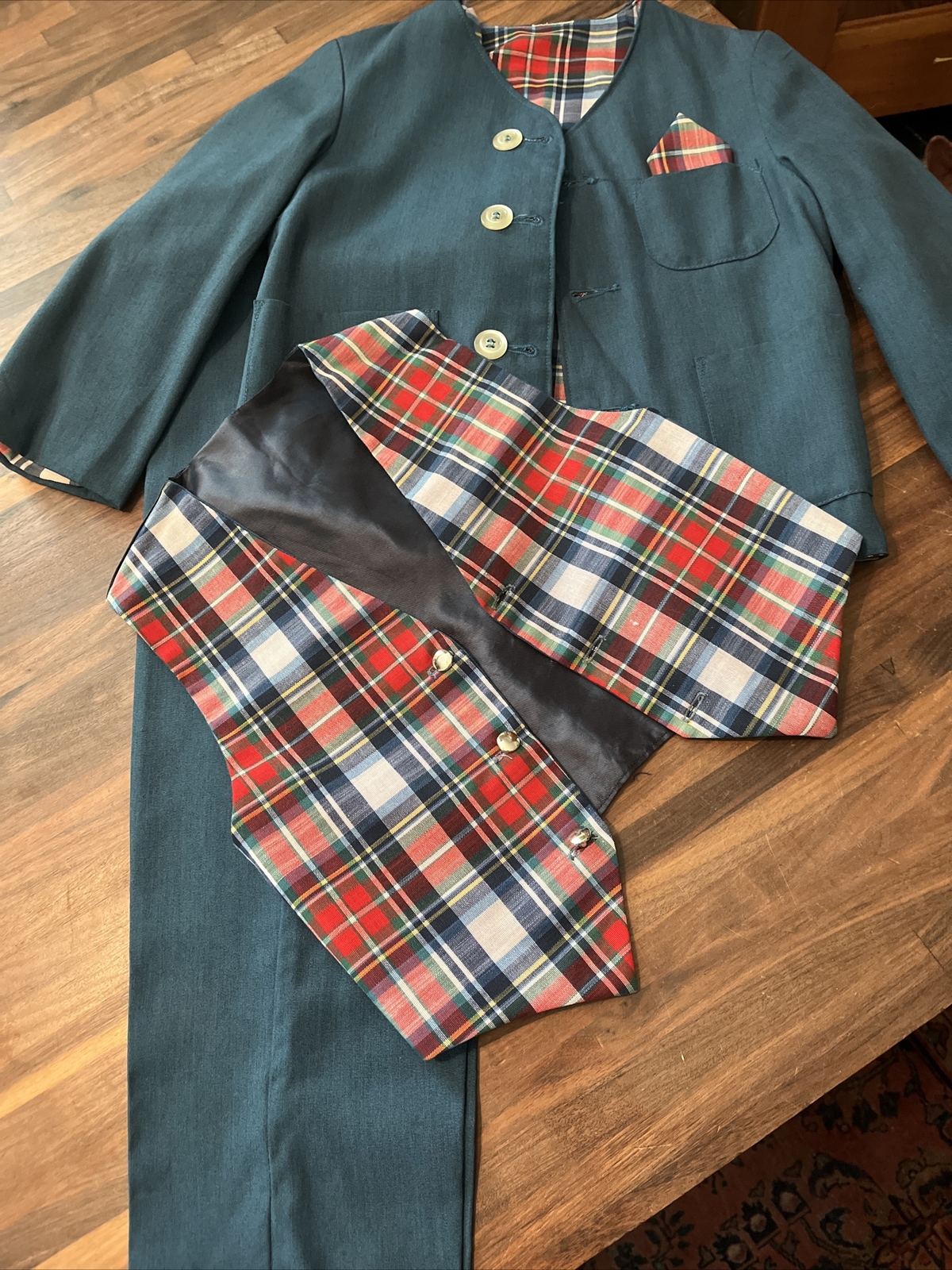 Vintage 1950’s Little Boys 3-piece Reversible Suit Hi… - Gem