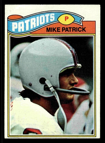 1977 Topps Mike Patrick #313 - New England Patriots | eBay