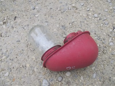 Farmall C Super C SA SC A B 100 BN IHC tractor glass jar precleaner top ...