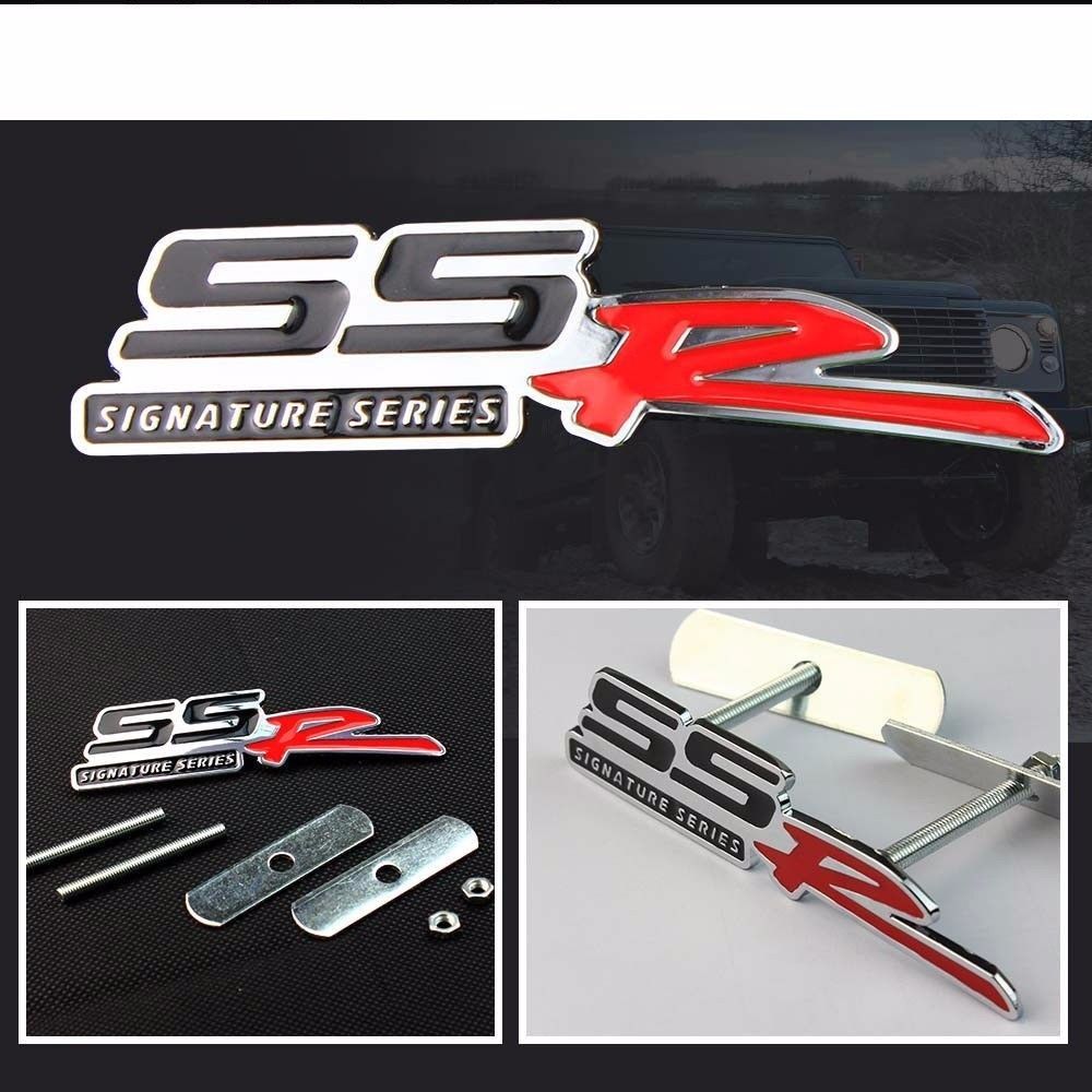 NEW SSR GRILL BADGE 3D Metal Chrome Front Emblem Badge For All chevy | eBay