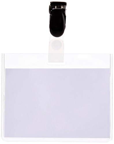 Announce 60 x 90 mm Security Name Badge, Pack of 25 | eBay