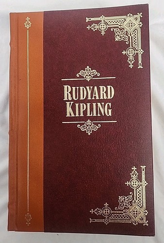 Vintage Book Rudyard Kipling Bonded Leather 1985 Amaranth Press ...