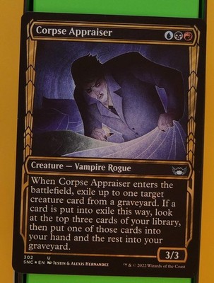 MTG SNC: Corpse Appraiser (Creature) Showcase Foil Uncommon 302 | eBay