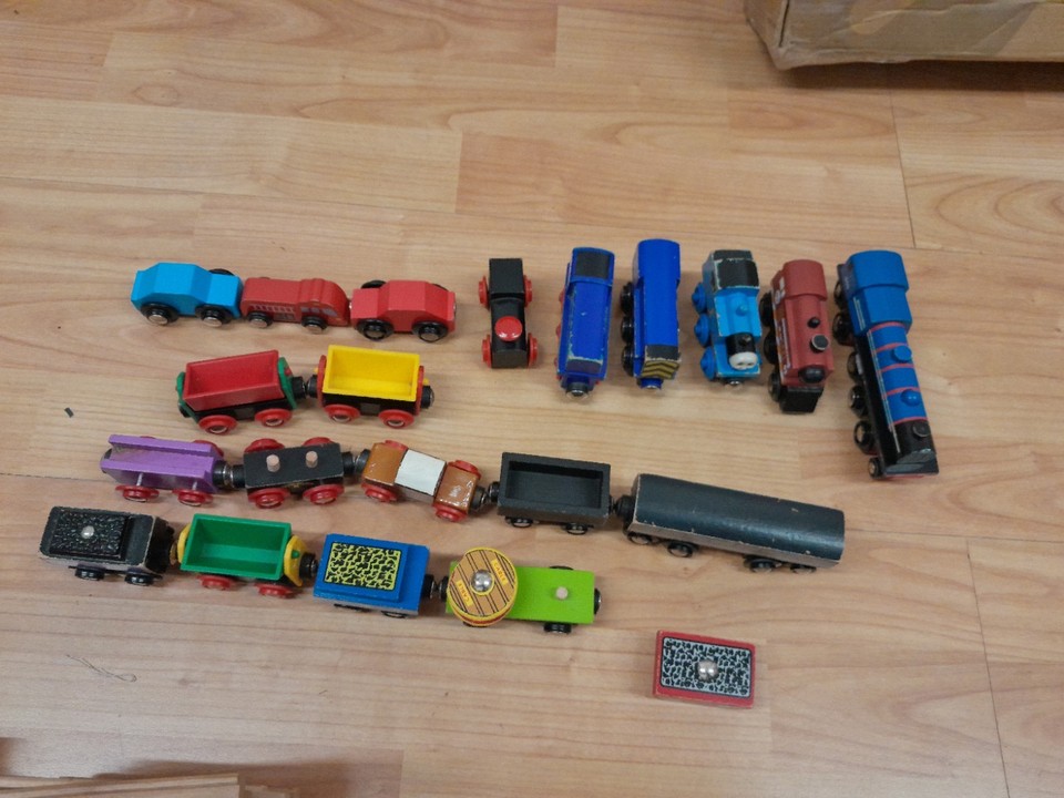 Brio Large Bundle Wooden Train Track Set and Accessories Over 120 ...