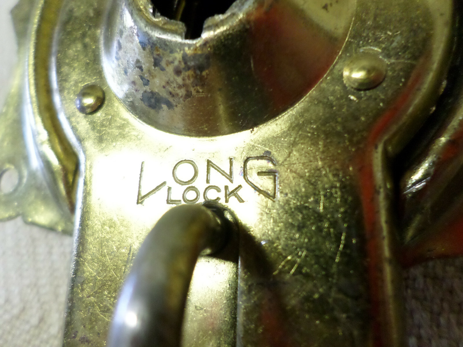 3108M Vtg Long Brand T907 POPPED Double Lock from TAYLOR Trunk Hardware ...