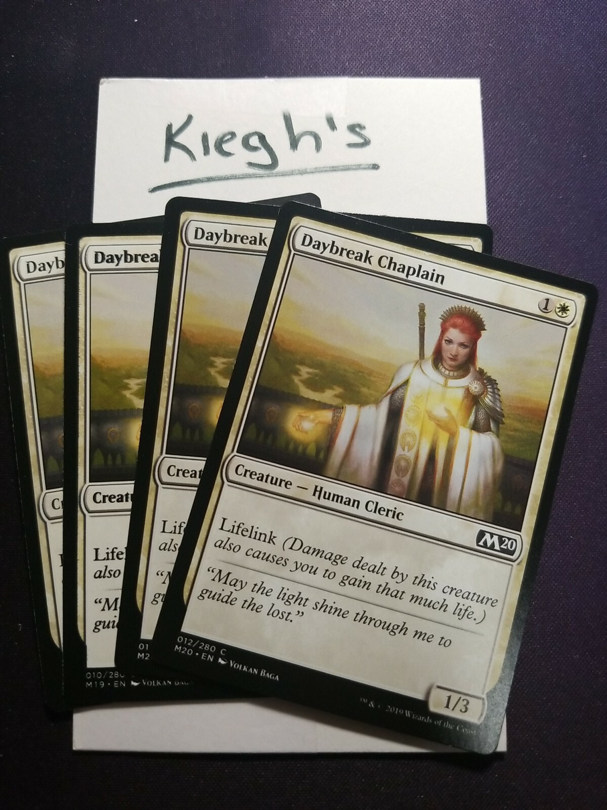 Mtg Daybreak Chaplain x4 | eBay