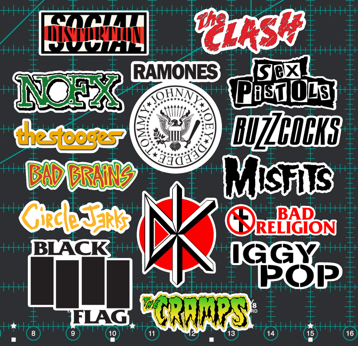 Indie Bands Logos Music Band Logo Vector Art PNG, Rock Band Or Music