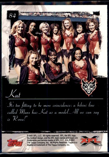 2001 Topps XFL - #84 Kat (RC) for sale online | eBay