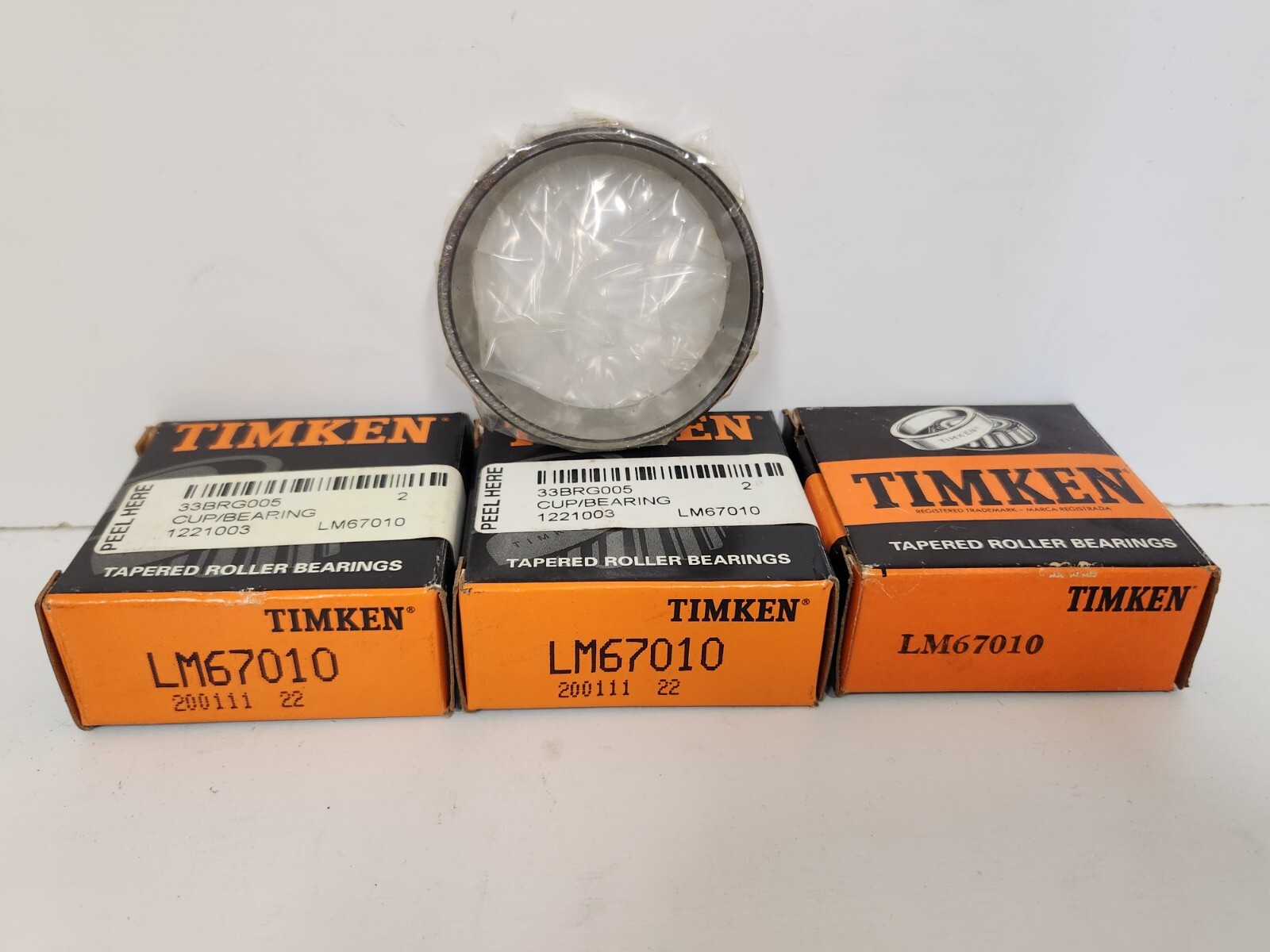 LOT OF (3) NEW IN BOX! TIMKEN TAPERED BEARING CUP LM67010 | eBay