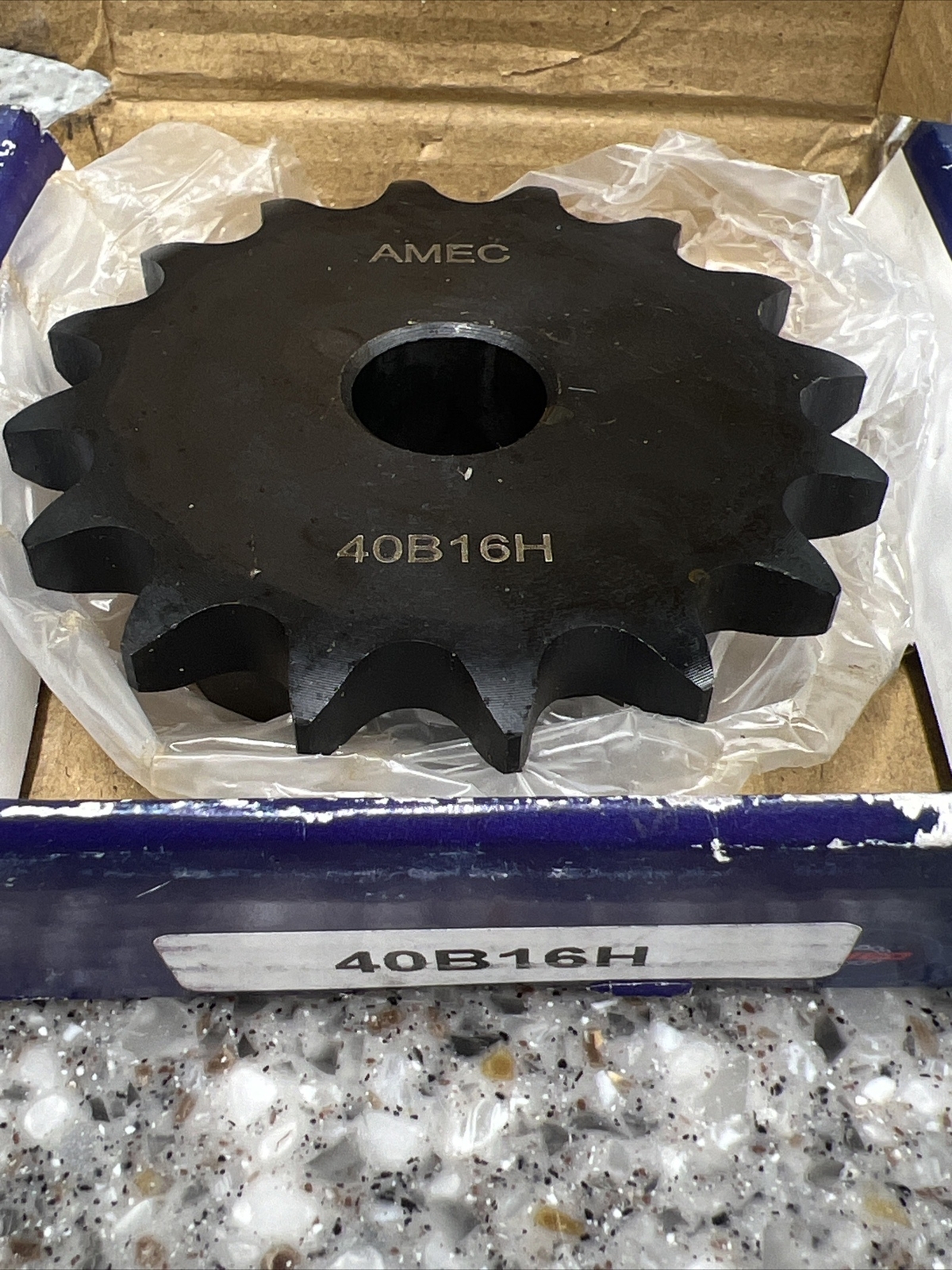 (QTY 1) AMEC Chain Sprocket 16 Teeth 1" Bore 40BS16H | eBay
