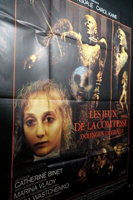 Les Jeux de la comtesse Dolingen de Gratz affiche cinema Unica Zürn ...