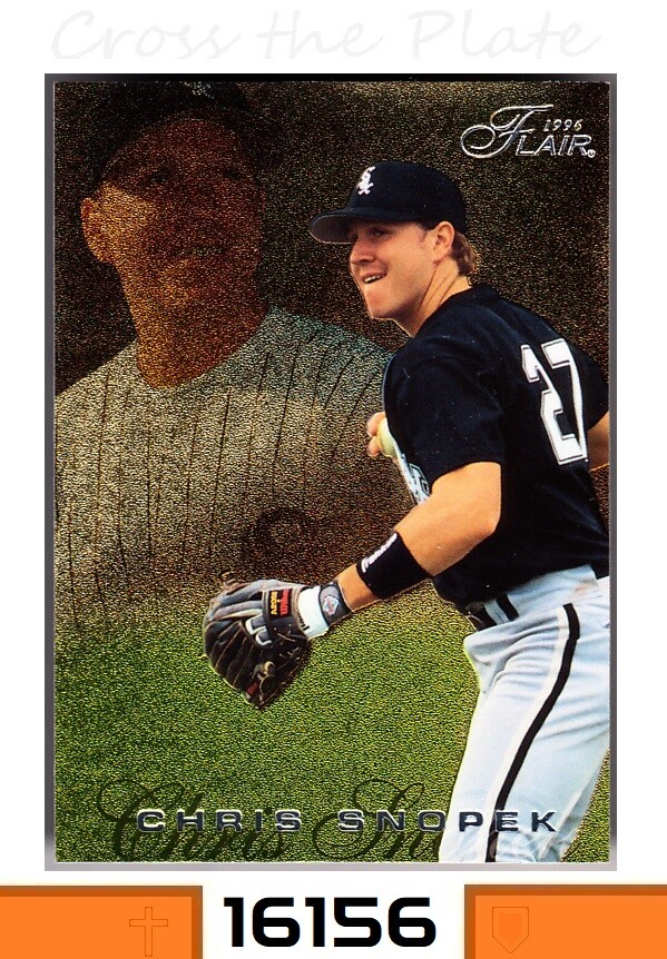 1-1996 FLAIR GOLD PARALLEL CHRIS SNOPEK WHITE SOX SP CARD#57 | eBay