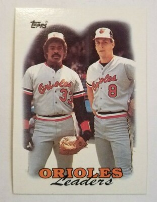 1988 Topps #51 Eddie Murray Cal Ripken Baltimore Orioles Leaders NM-MT ...