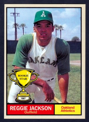 Reggie Jackson 67 Oakland Athletics Rookie Stars #20 Monarch Corona ...